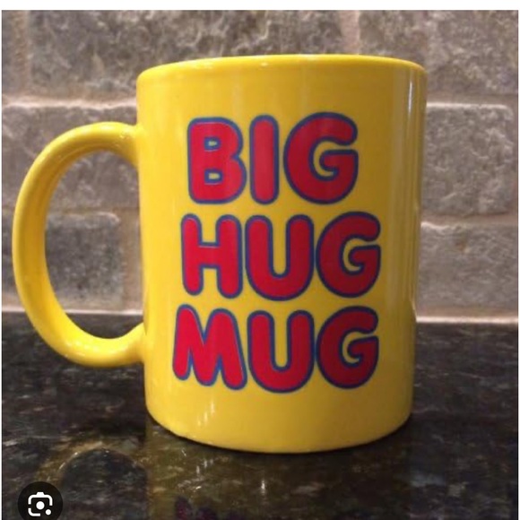FTD | Dining | Vintage Big Hug Mug Ftd Ceramic Yellow And Red Coffee ...